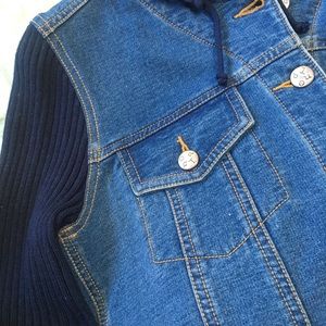 Sigrid Olsen | Jackets & Coats | Nwt Sigrid Olsen So Blue Hooded Jean ...